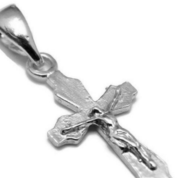 Jewelry | Cross Cleche With Jesus Christ Charm Pendant 925 | Poshmark